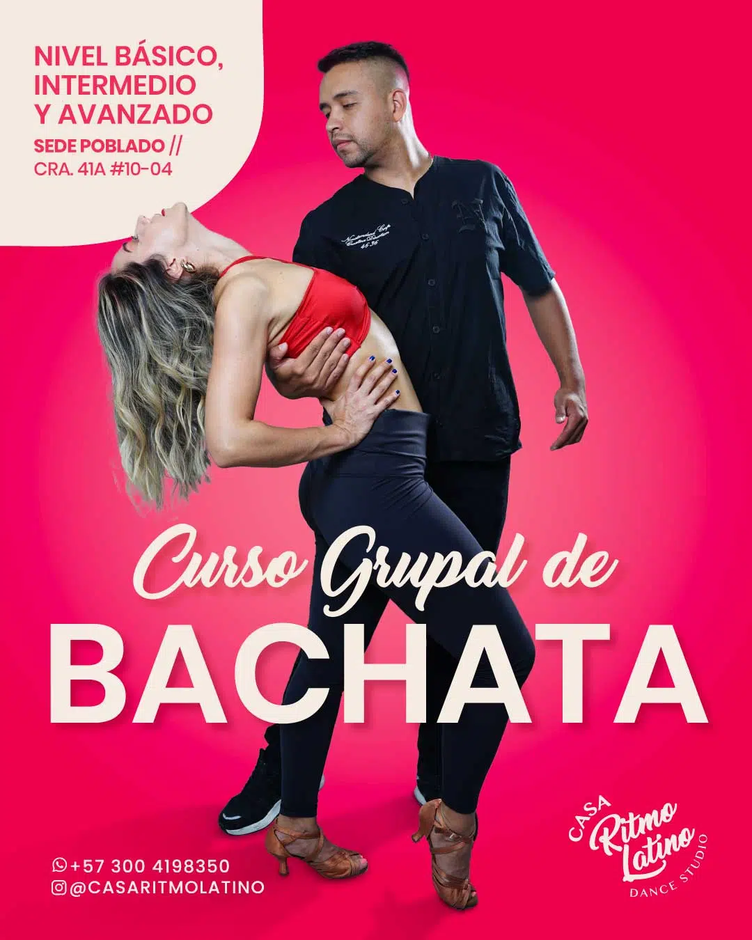 Cursos de clase grupales - Academia de Baile Casa Ritmo Latino