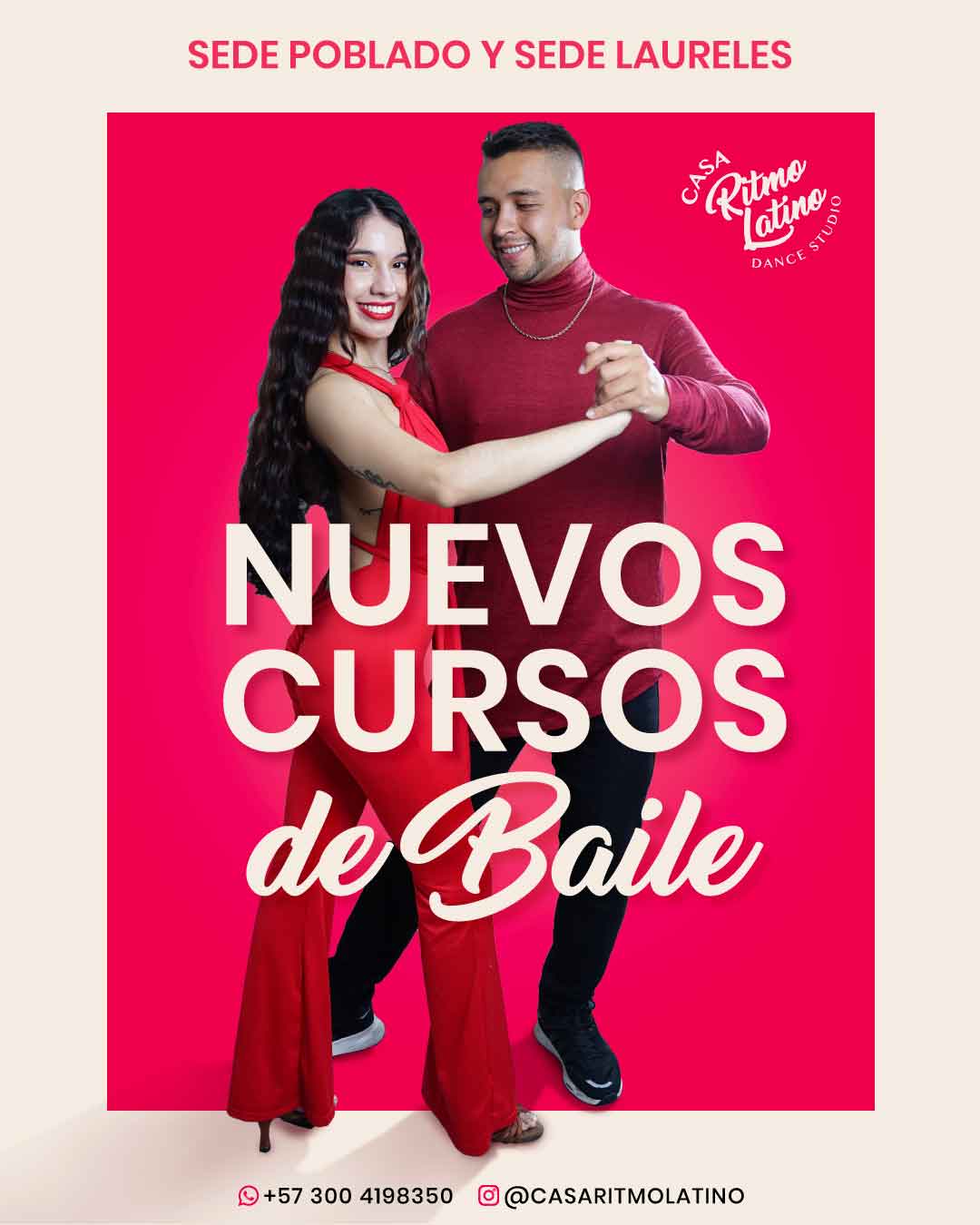 Cursos de clase grupales - Academia de Baile Casa Ritmo Latino